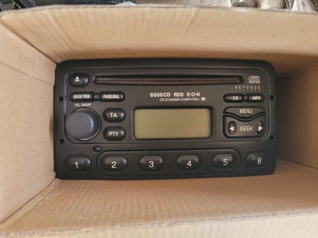 AUTORADIO ORIGINALE FORD 6000CD RDS E-O-N 6000NE 6000 CD radio EUR 49 ...