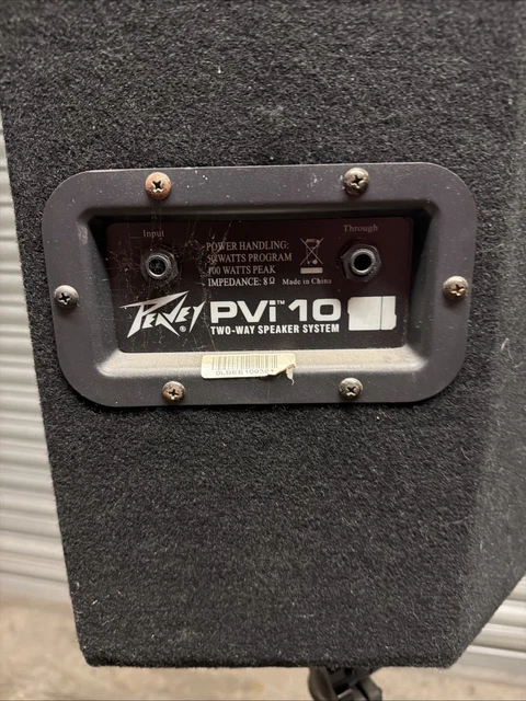 PEAVY PVI10 SPEAKERS And Stands £1.17 - PicClick UK
