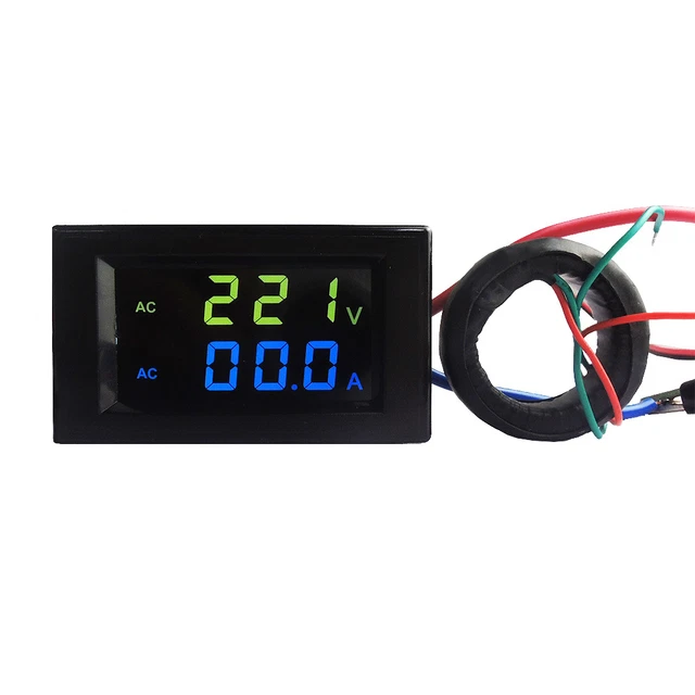 AC 300V 450V Dual LCD Digital Display Voltage Current Meter Voltmeter ... AC 300V 450V Dual LCD Digital Display Voltage Current Meter Voltmeter ...