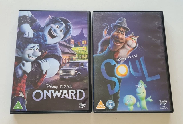 ONWARD & SOUL DVD Disney Pixar Chris Pratt Tom Holland Jamie Foxx Tina ...