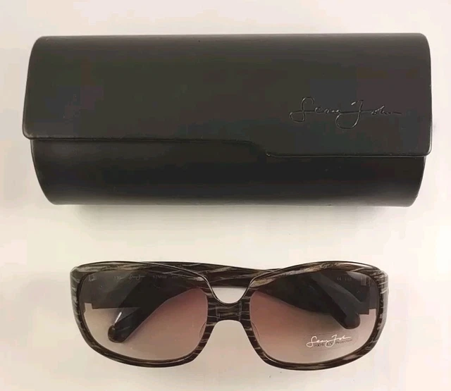 SEAN JOHN P DIDDY Womens Sunglasses Brown Radiant Lenses Marchon Made ...
