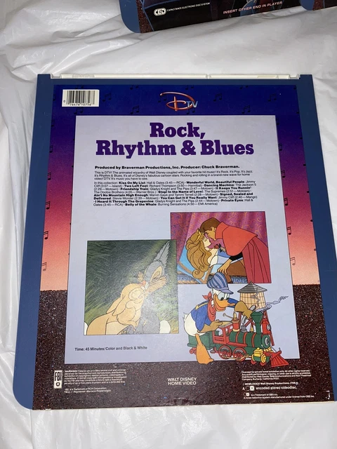 RCA VIDEO DISC movies Walt Disney ROCK RHYTHM & BLUES POP & Golden ...