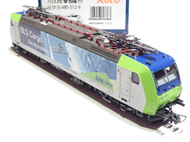 ROCO HO 70336 SBB BLS 4ach E Lok 485 012 9 silber OVP gebraucht G485 ...