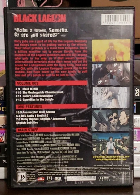 BLACK LAGOON VOLUME 003 (DVD, 2007) Geneon - Anime EUR 7,38 - PicClick IT