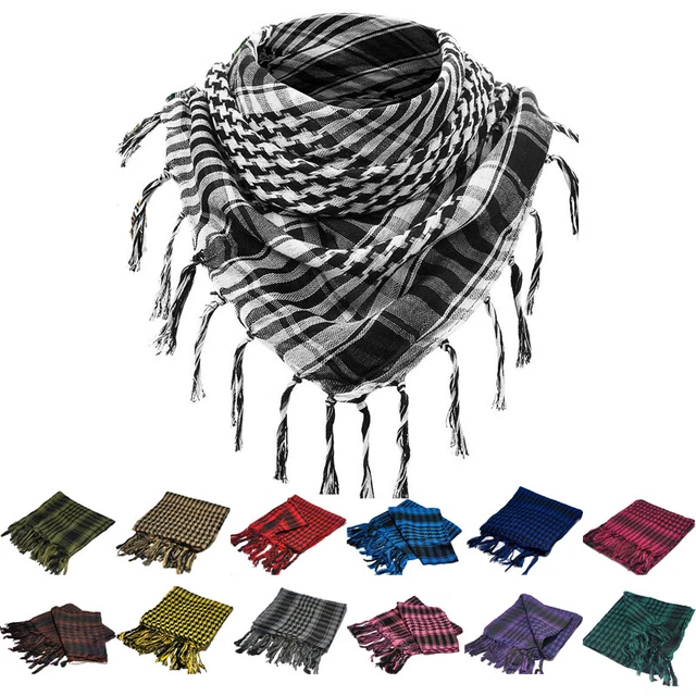 MILITARY SHEMAGH ARAB Tactical Desert Shemagh KeffIyeh Scarf Shawl EUR ...