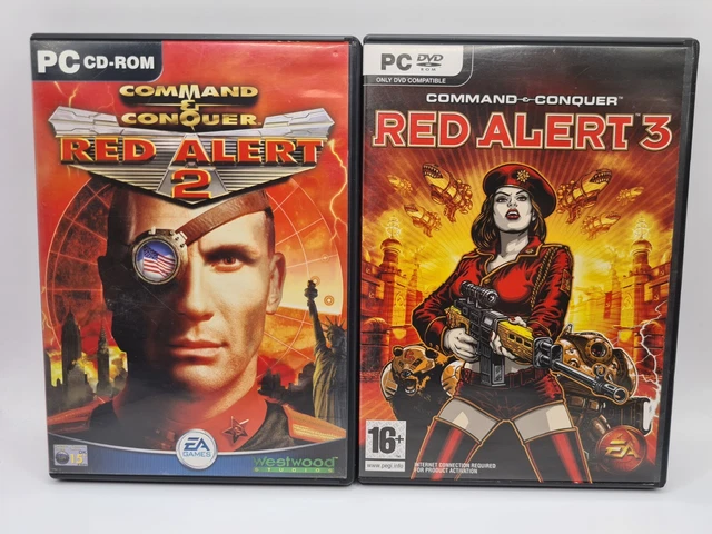 COMMAND & CONQUER Red Alert + Red Alert 3 - Pacchetto giochi per PC - con poster! EUR 12,84 ...