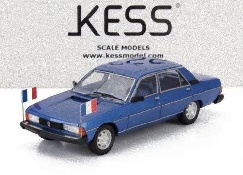 KESS KE43064000 Peugeot 604 GTi V6 Ministeriale 1983 - blue 1/43 EUR ...