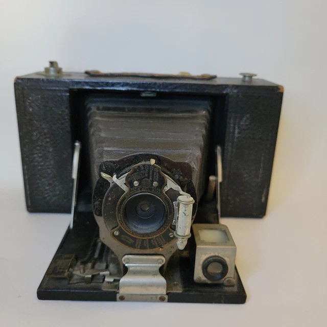 ANTIQUE EASTMAN KODAK Folding Pocket Automatic Brownie Camera TB Pat 1908 Film £62.69 - PicClick UK