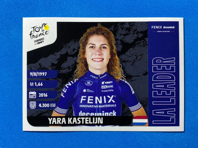 FIGURINE STICKERS PANINI Tour de France 2023 n.343 Yara Kastelijn 🔴 EUR ...