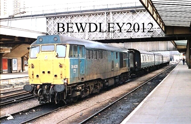 2 X CLASS 31 NEGATIVES 35mm 31433 & 31401 SHEFFIELD MID 1986 EXCELLENT ...