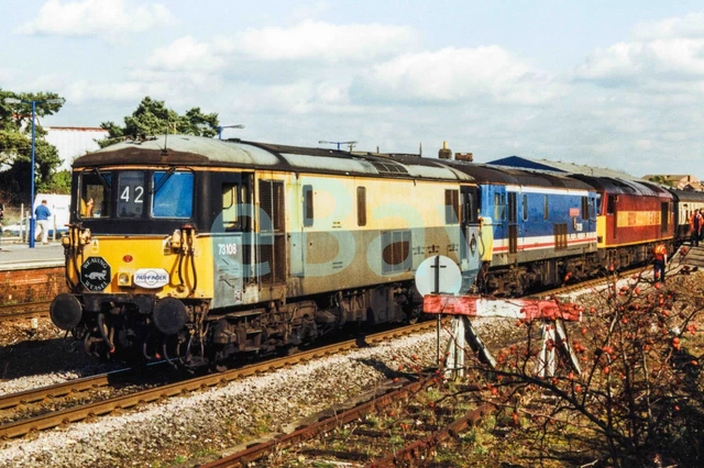 UK RAILWAY PHOTOGRAPH of Class 73 Locomotive 73108. RM73-77 £1.70 ...