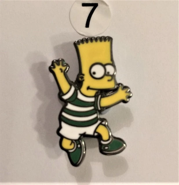 CELTIC BADGE, THE SIMPSONS, BART SHOUTING FOR THE BALL £4.87 - PicClick UK