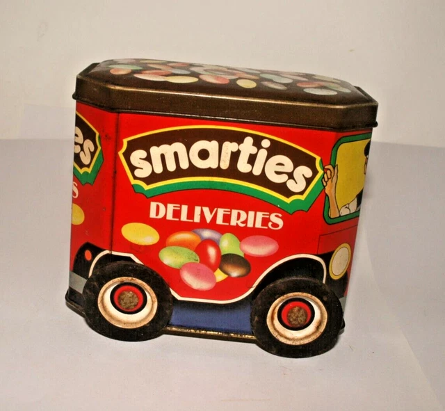 VINTAGE SMARTIES TIN Retro 80’s Smarties Deliveries Van with moving ...