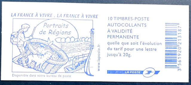 TIMBRE FRANCE CARNET N°3744-C10 ** Marianne de Lamouche (pl) ETAT ...