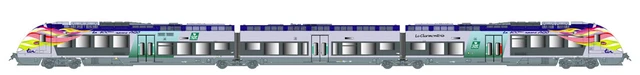 LS MODELS 10072 X 76604 Three Element TER Picardie Blue/Grey LIVERY ...