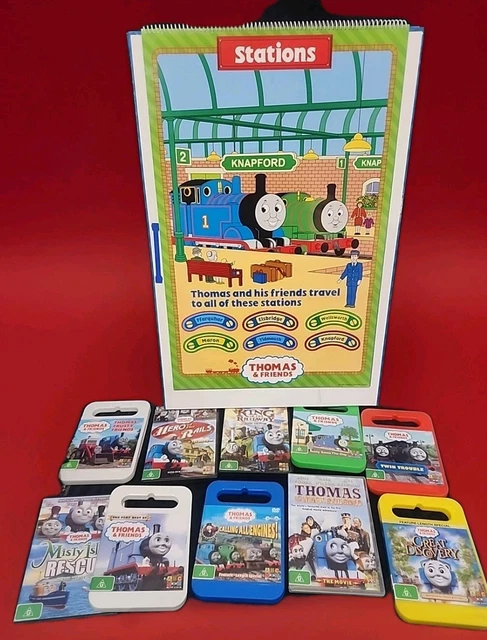 THOMAS & FRIENDS Flip And Learn Wall Charts & DVDS Bulk Deal $9.99 ...