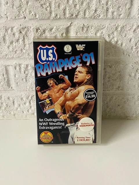 WWF US RAMPAGE 91 1991 Wrestling Vhs Pal Tape Wwe £8.99 - PicClick UK