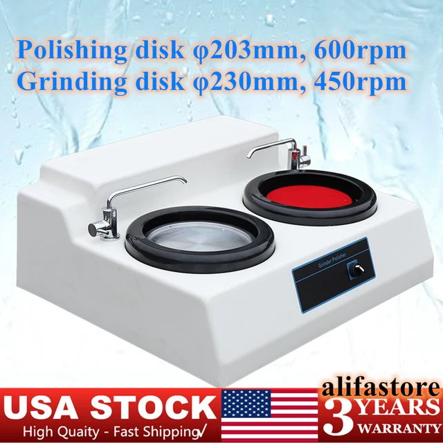 METALLOGRAPHIC GRINDER MACHINE Specimen Sample Grinder-Polisher ...