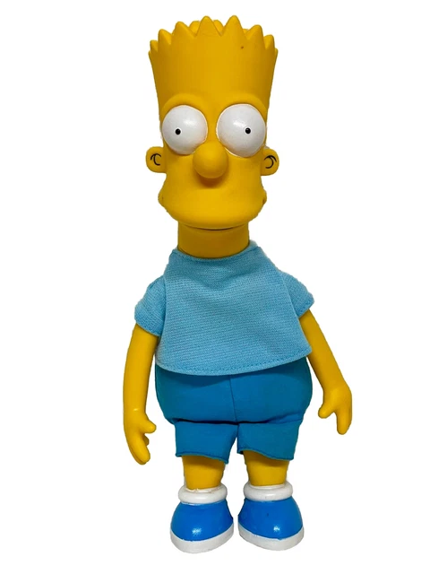 THE SIMPSONS DAN-DEE Bart Simpson Plush Plastic & Soft Toy 1990 Vintage ...