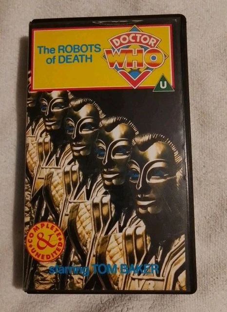 DOCTOR WHO : The Robots Of Death VHS - Complete & Unedited - BBC 1995 ...
