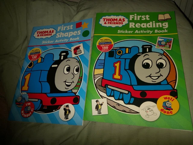 NEW THOMAS AND Friends First Reading & First Shapes Sticker Activity ...