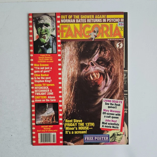 FANGORIA 51 /Horror Movies/Gore/Alien/Sci-Fi/Fantasy/OOP/TV/Starlog ...