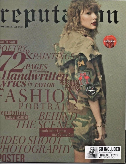 TAYLOR SWIFT REPUTATION CD Limited Edition Target Exclusive Magazine ...