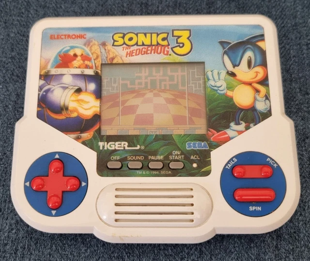 TIGER SONIC THE Hedgehog 3 LCD Electronic Game Spares Repairs Faulty £ ...