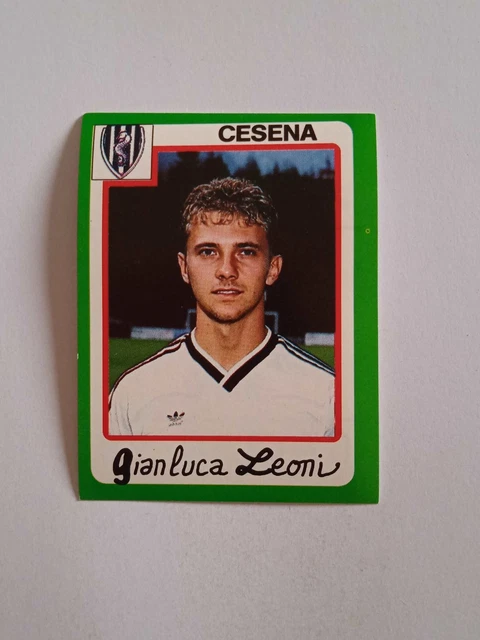 FIGURINA CALCIATORI EUROFLASH 1990 Numero 84 Gianluca Leoni Cesena EUR 1,20 - PicClick FR