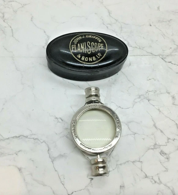 JOHN J GRIFFIN & Son Vintage Planiscope Copying Lens Adapter With Case ...
