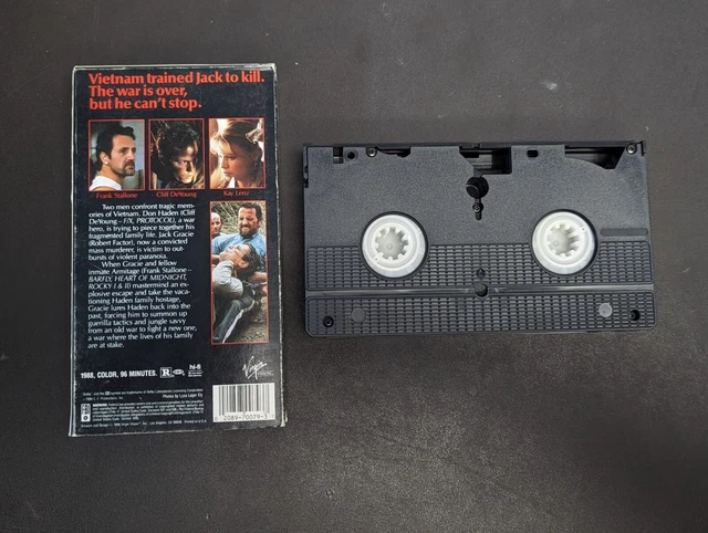 FEAR VIRGIN VISION VHS Screener Copy Frank Stallone Cliff DeYoung Kay ...