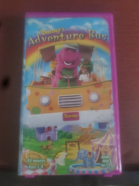 BARNEY - BARNEYS Adventure Bus (VHS, 1997, Clam Shell) £6.84 - PicClick UK