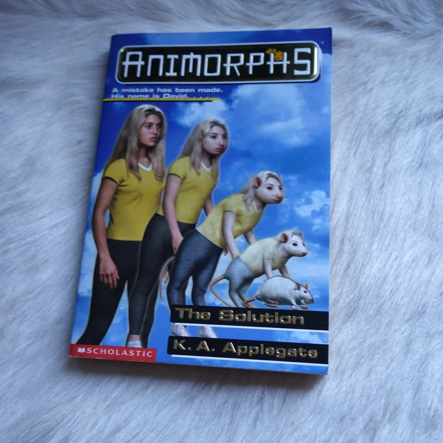 VINTAGE K.A APPLEGATE The Solution Vintage Animorphs Tv Show Book 22 ...
