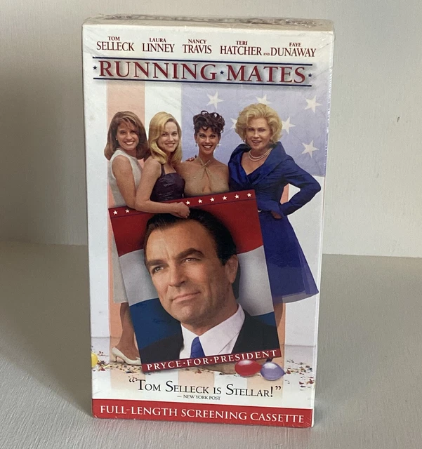 RUNNING MATES 2000 Movie Sealed VHS Screener Promo Sealed VHS With Tom ...