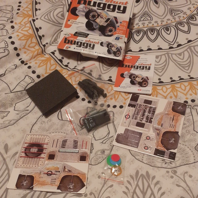 TECHNOKIT BUILD YOUR Own Electric Stunt Buggy Easy Assembly Age 8+ £4. ...
