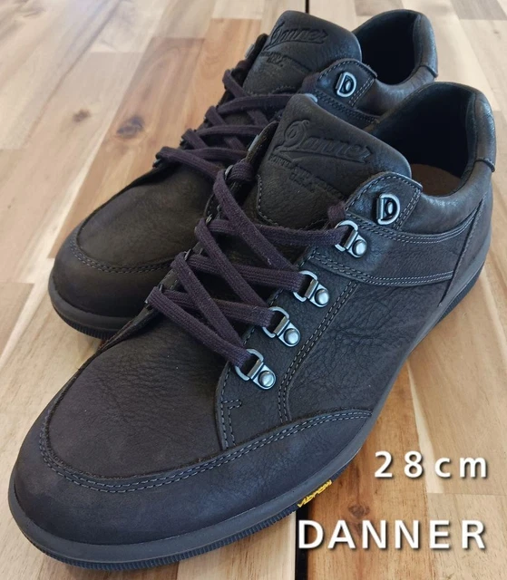 DANNER LEATHER SHOES D-Ring Dark Brown 28cm Vibram Sole Used £139.98 ...