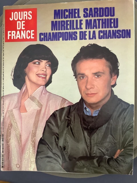 JOURS DE FRANCE 1614 7/12/1985 M Mathieu, M Sardou, 26/1283 EUR 14,00 ...