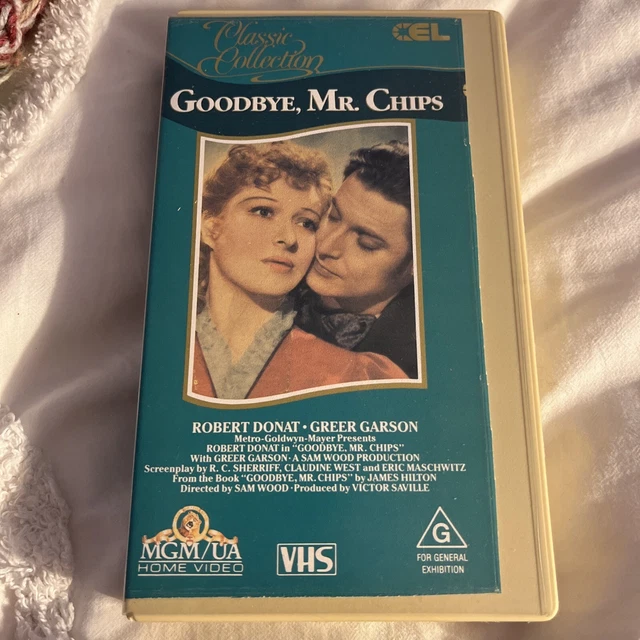 GOODBYE, MR. CHIPS Classic Collection VHS Robert Donat - Greer Garson ...