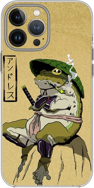 FROG TOAD MONK Japan Warrior Samurai Case Cover Silicone / Shockproof ...
