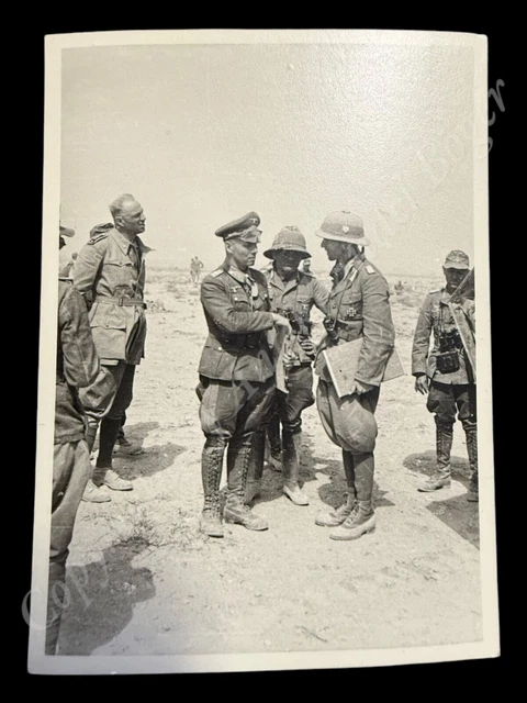 ALTES FOTO-ROMMEL AM 1. Mai bei Tobruk-Afrikakorps.WW2 EUR 9,99 ...