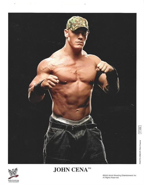 JOHN CENA 10X8 P-1058 Ristampa promozionale Wwe Wcw ECW Tna Aew rara ...