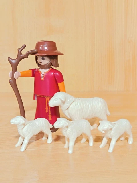 PLAYMOBIL VILLAGEOIS, BERGER Avec Moutons, Belen - 10/7/25 EUR 8,99 ...