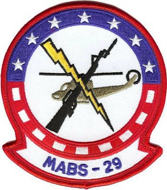 4.5& USMC MARINE Corps Mabs-29 Air Wing Military Embroidered Patch £27. ...