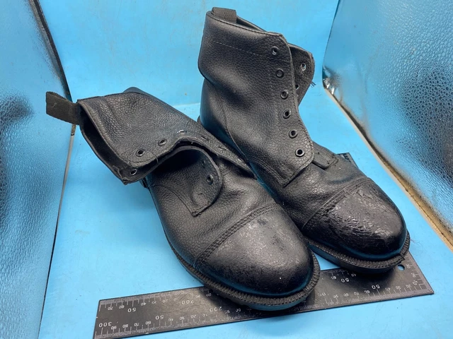 ORIGINAL BRITISH ARMY Leather Marching Boots - Size 9 £16.00 - PicClick UK
