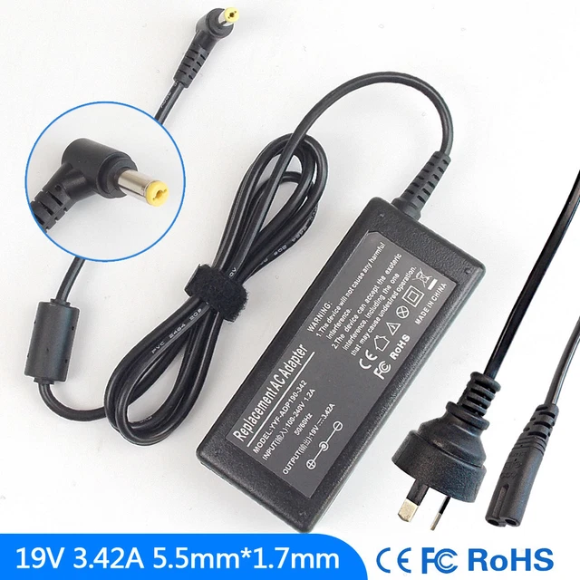 65W NOTEBOOK AC Adapter for Acer Aspire V7-481P V3-575G V3-575T V7 ...