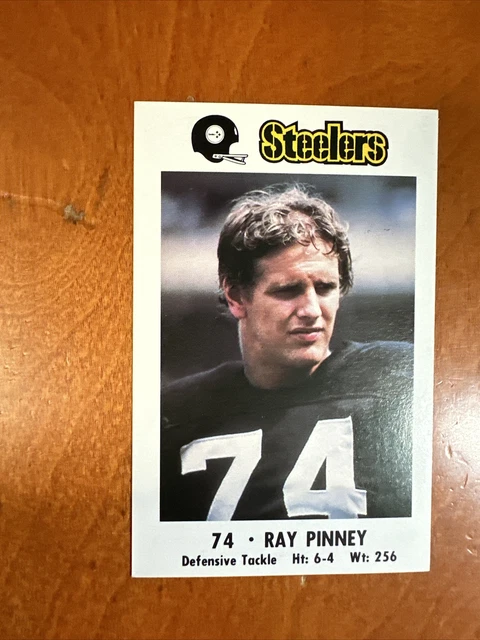 1982 RAY PINNEY Pittsburgh Steelers Coca-Cola Kiwanis Police #74 Rare ...
