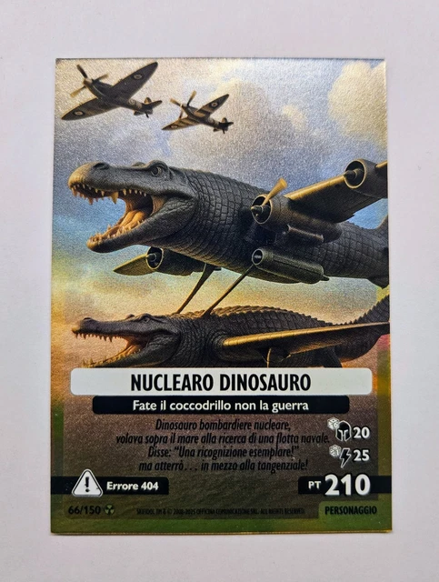 SKIFIDOL ITALIAN BRAINROT Nuclearo Dinosaur 66 Limited $62.63 - PicClick CA