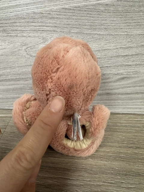 JELLYCAT BABY ODELL Octopus Small Pink Soft Toy Plush 5" – Little ...