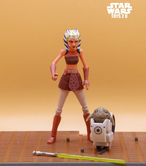 STAR WARS FIGURE 2008 Animated Clone Wars Ahsoka Tano (With Rotta The ...