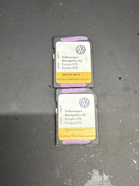 GENUINE VW europa V3 Satellite Navigation SAT NAV SD Card 3G0919866H £ ...